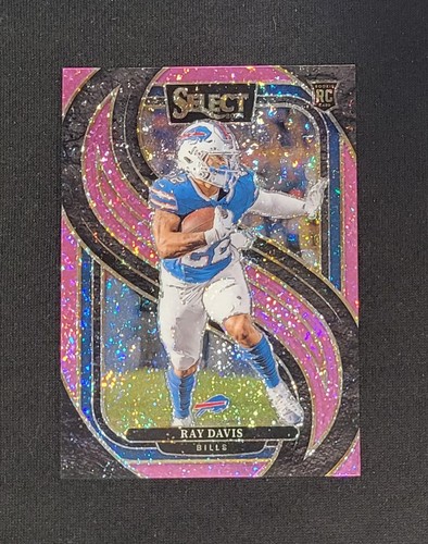 2024 Panini Select Ray Davis Rookie Pink Glitter Buffalo Bills 13/15 | eBay