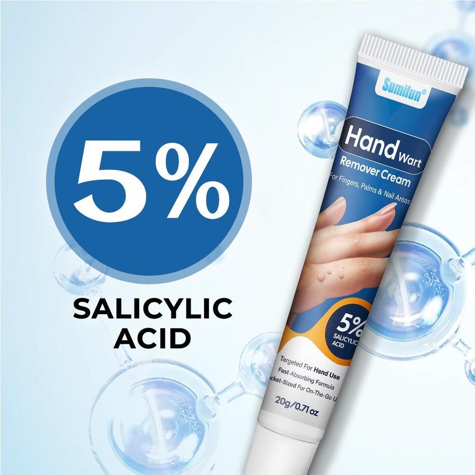 Genital Wart Removal Cream for Men & Women 20g Salicylic Acid Wart ...