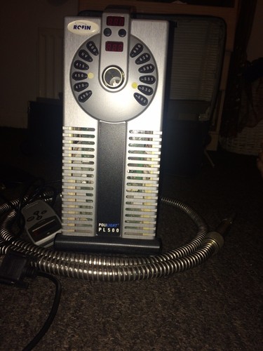 ROFIN FORENSIC POLILIGHT PL500 w/ UV-Vis LIGHT GUIDE & ROLLING CARRYING ...