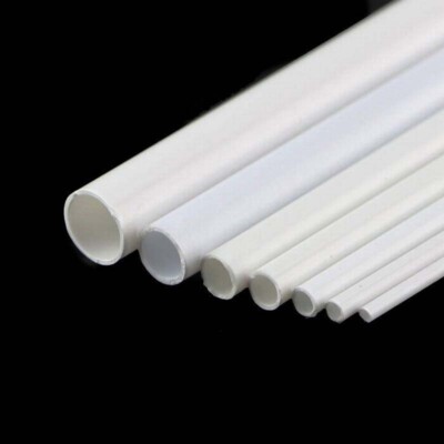 2mm-10mm Diameter ABS Round Tube Styrene Plastic Tubing Plasticard ...