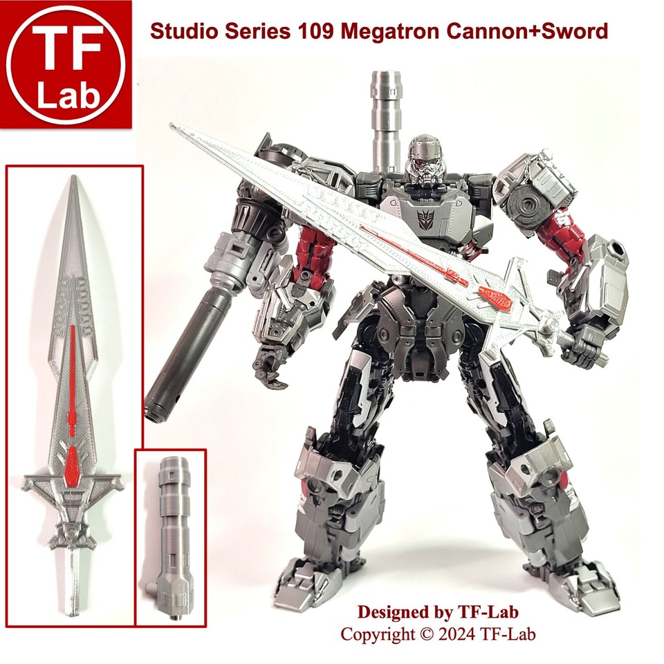 Studio Series SS 109 Megatron Cannon + Sword Upgrade Kit Transformers ...