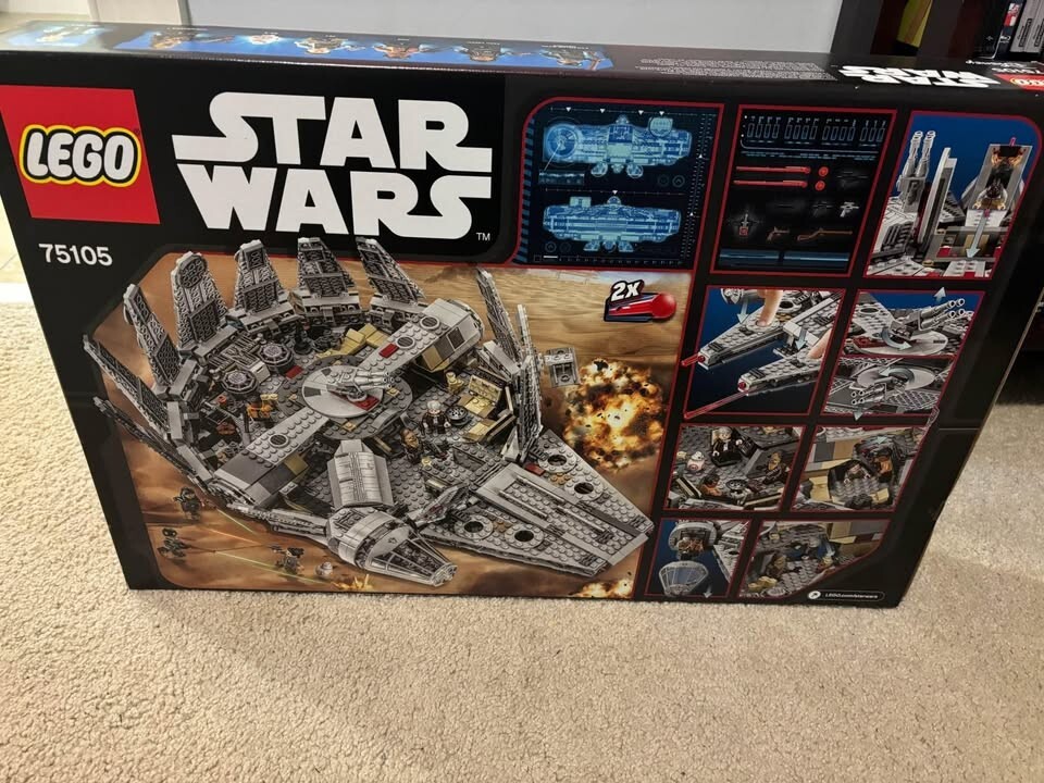 millenium falcon lego 75105 | eBay