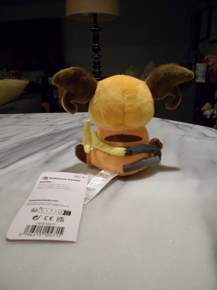 Pokémon Center Raichu Sitting Cuties Plush | eBay
