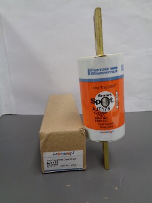 New Shawmut Smart Spot AJT175 Amp Fuse Class J Buss LPJ-175SP 600V NEW ...