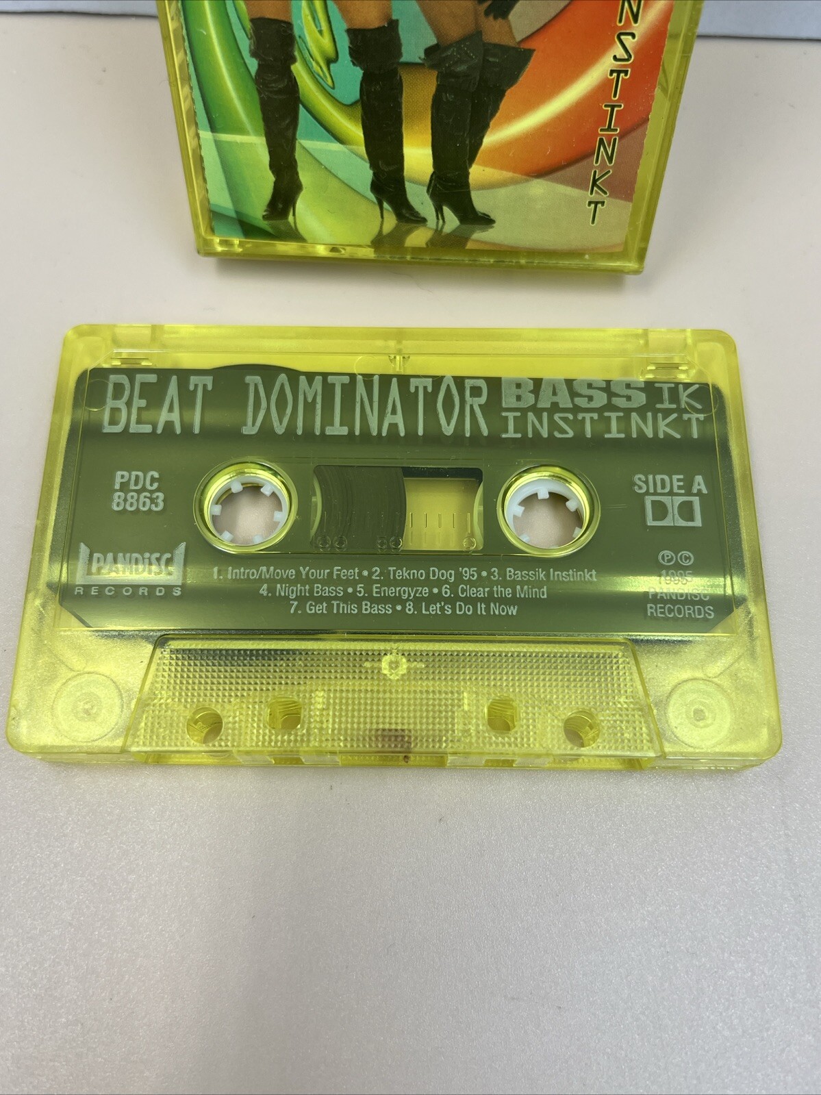 BEAT DOMINATOR Bassik Instinkt CASSETTE PANDISC RECORDS PDC-8863 Rare ...