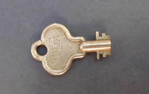 Antique Miller Double Bit Hollow Barrel Padlock Trunk Chest Lock ...