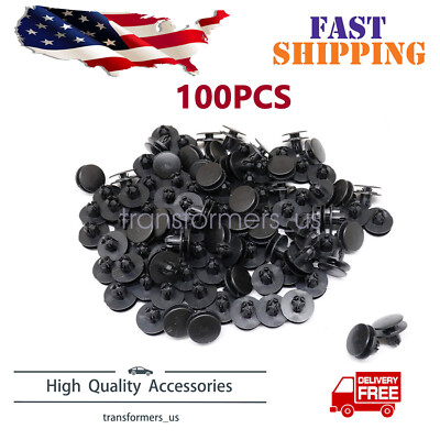 91501-TRO-003 NEW 100 Pcs Fender Push Type Retainer Clips Fits for ...