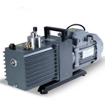 Lab Industrial 2 Stage Oil-sealed Rotary Vane Vacuum Pump 370W 0.06Pa ...
