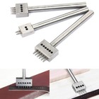 3Pcs Leather Craft Tools Hole Chisel Graving Stitching Punch Tool Set 4 ...