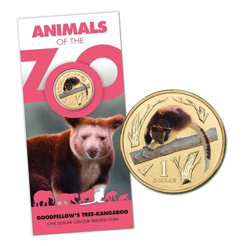 Australia $1 One dollar coin 2012 - Zoo Animals GOODFELLOWS TREE ...