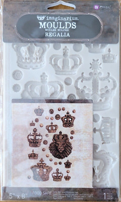 Prima Marketing Redesign Moulds 5" X 8" Regalia Lion Crown 969554 | eBay