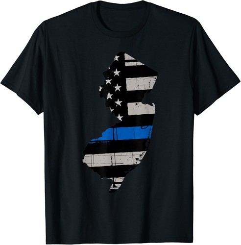 Support Law Enforcement New Jersey NJ State Police Gift Unisex T-Shirt ...