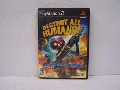 Destroy All Humans (PS2 Sony Playstation2, 2005) No Manual 752919460504 ...