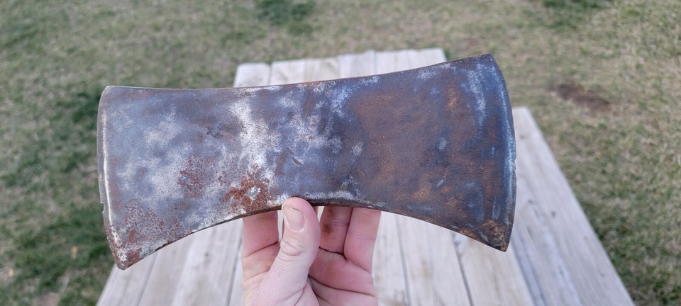 Vintage Antique Double Bit Axe Head 10 Inch 3 Pound 11 Oz Flared Bit No ...