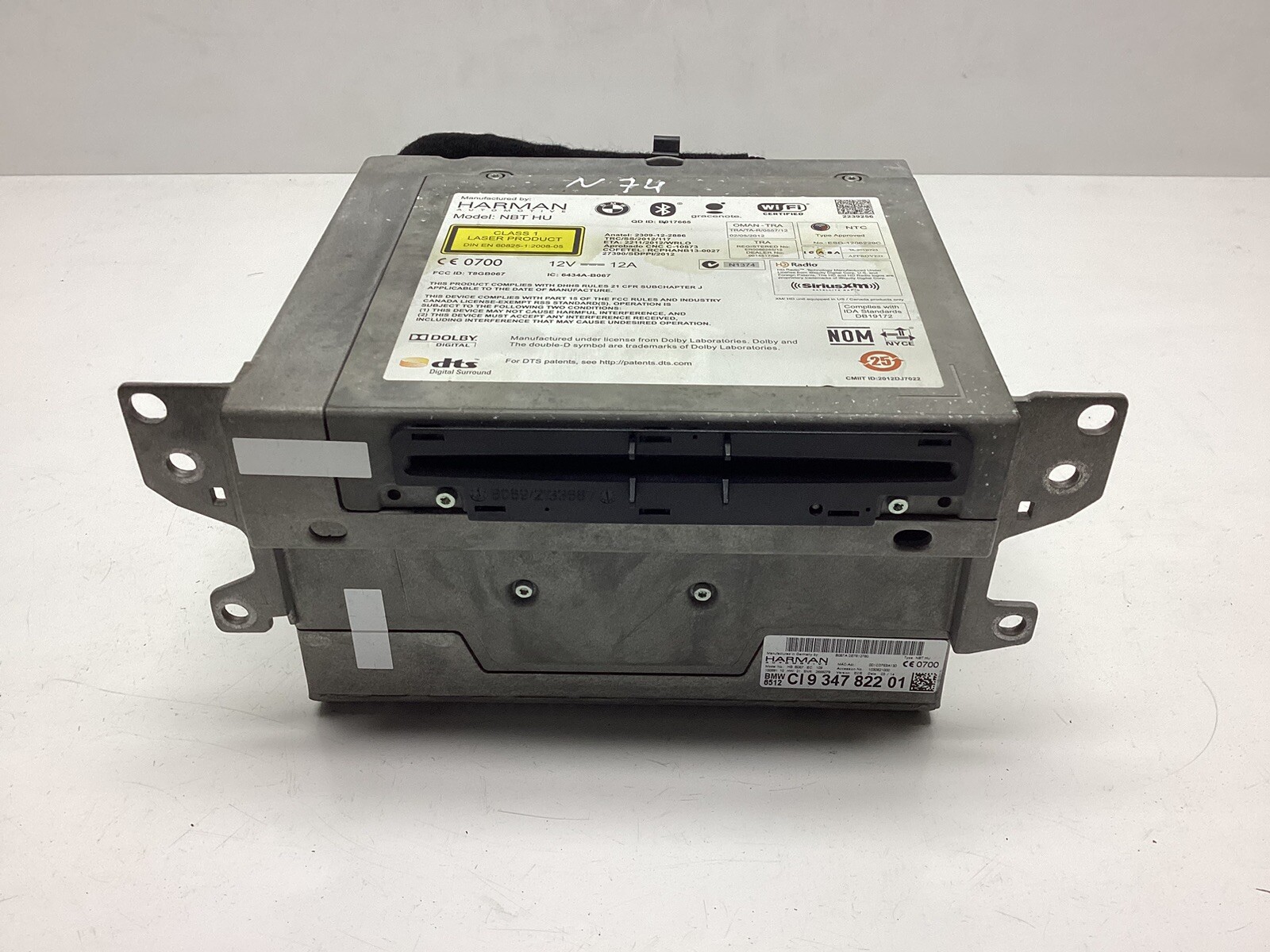 BMW 1 3 5 Series F07 F20 F12 F36 F25 Navigation Sat Nav Head Unit High ...