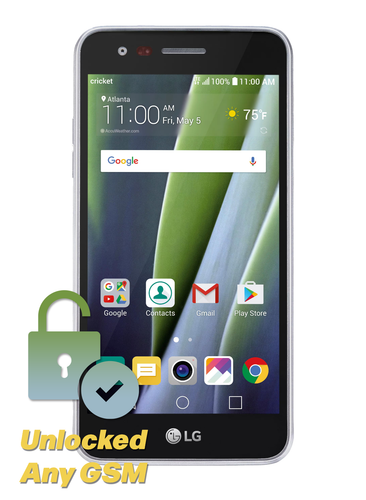 LG Risio 2 4G LTE 16GB 5.0" Android Smartphone Unlocked Any GSM Silver ...