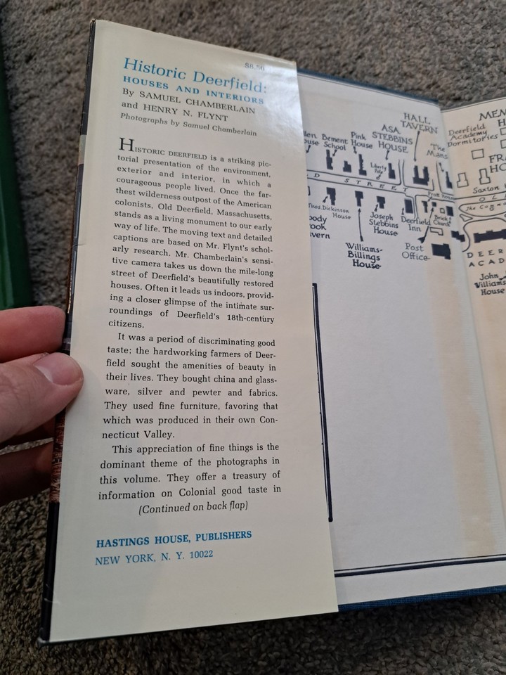 Historic Deerfield Houses and Interiors Samuel Chamberlain Henry N ...