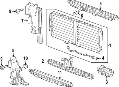 Genuine GM Upper Baffle 84946406 | eBay
