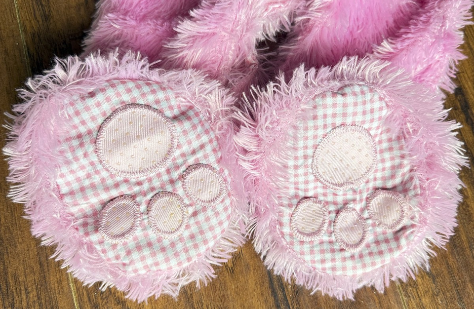 Rubie’s Pink Bunny Baby Costume 0–6 Months Plush Furry Jumpsuit Gingham Bow | eBay