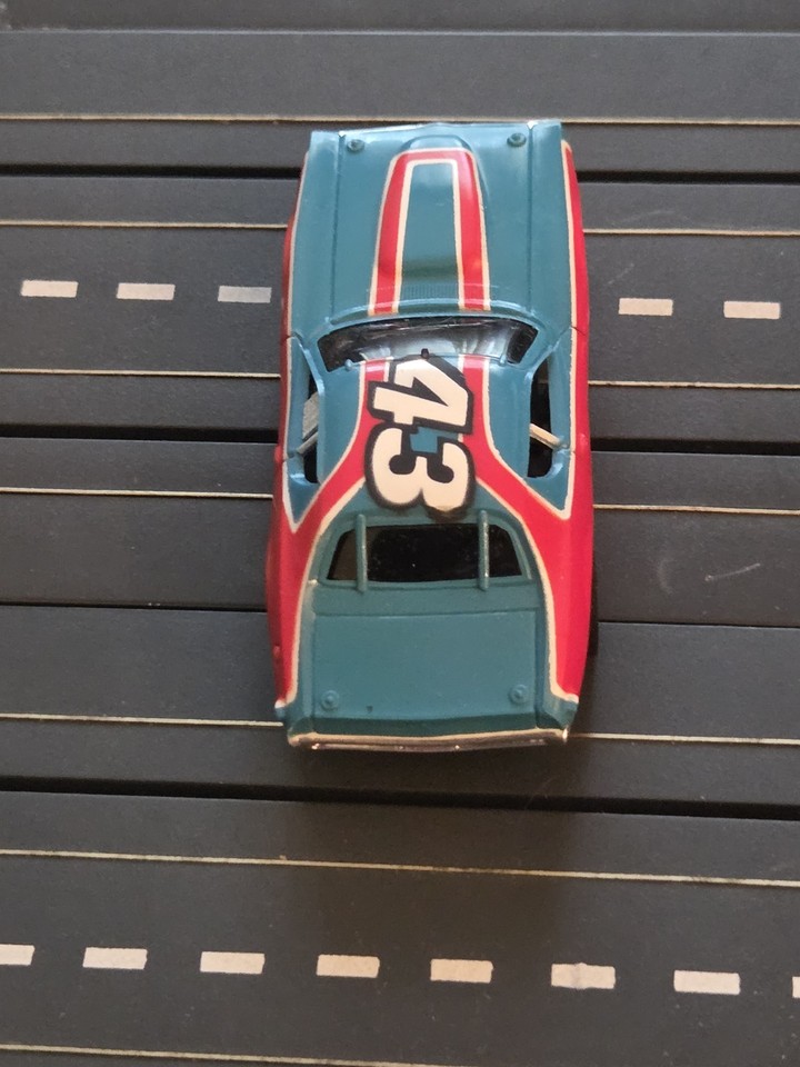 1972 AURORA AFX G+ DODGE CHARGER STOCK CAR PETTY #43 SLOT CAR NEW OLD ...