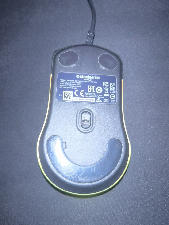 SteelSeries Rival 3 Wired Gaming Mouse With Buttons & Steelseries ...