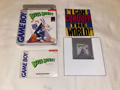Bugs Bunny Crazy Castle Nintendo Game Boy Gameboy Complete CIB Nice ...
