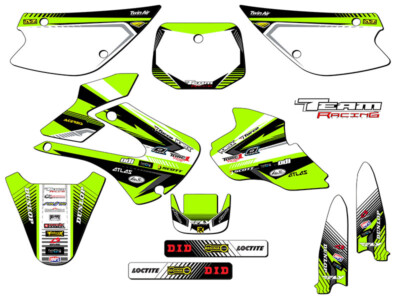 1998-2000 KAWASAKI KX 80 100 KX80 KX100 GRAPHICS KIT DECALS DECO ...