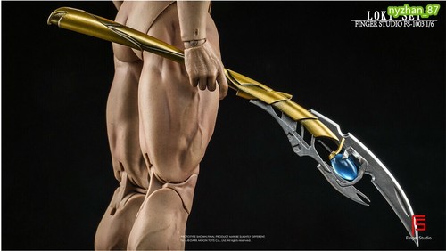 Finger Studio FS-1003 1/6 Loki Set Prop Short Scepter MK7 Doll Figure ...