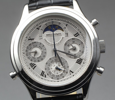 Overhauled SHELLMAN Grand Complication 6770-H25152 TA Men's Quartz ...