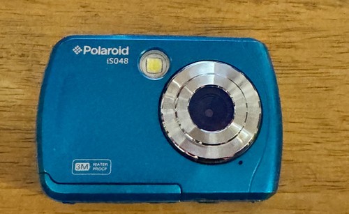 POLAROID iSO48 Teal 16MP 3M Waterproof Digital Camera [TESTED & WORKING ...