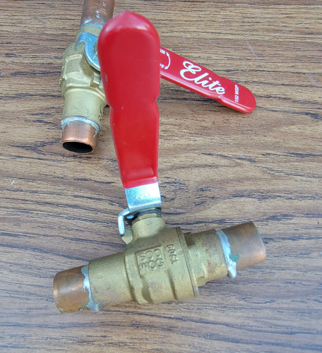 LOT OF 2 ELITE SHUT OFF VALVE 600 WOG BRASS Valve 150 WSP 3/4" | eBay