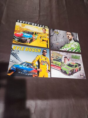 Kyle Busch 2015 & 2019 Champion + 2016 Darlington Throwback Hero Cards ...