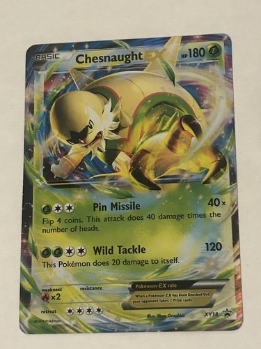 Pokémon TCG Chesnaught EX XY Xy18 Holo Promo | eBay