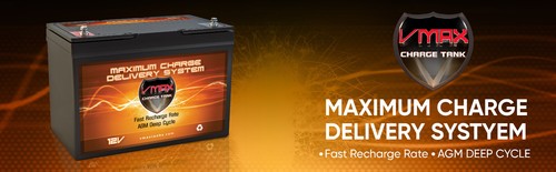 VMAX SLR100 12V 100Ah Solar AGM Deep Cycle SLA Battery for GRAPE SOLAR ...