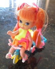 Vintage 1967 Mattel Liddle Kiddle Doll Tracy Trikediddle Skediddler for ...