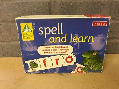 VINTAGE SPELL & LEARN GAME EARLY LEARNING CENTRE ALMOST COMPLETE | eBay