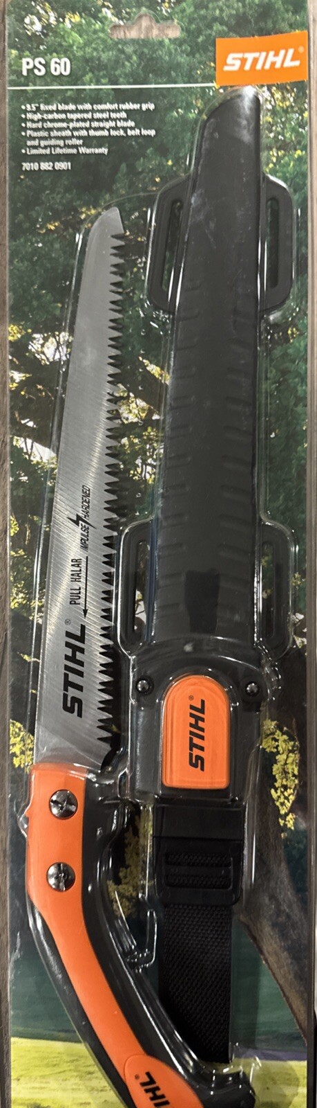 STIHL OEM IMPULSE HARDENED FIXED BLADE SAW 7010 882 0901 PS-60 GENUINE ...