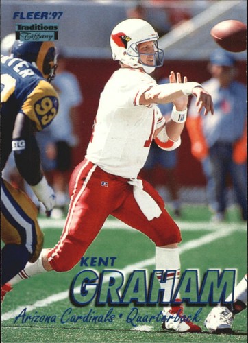 1997 Fleer Tiffany Blue Arizona Cardinals Football Card #364 Kent ...