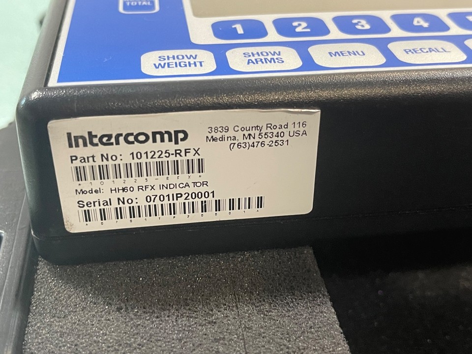 Intercomp 101225-RFX HH60 Wireless Handheld Scale Indicator RFX ...