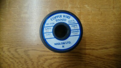 Niglon 30 Amp Tinned Copper Fuse Wire 100g SWG 21 | eBay