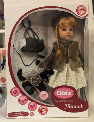 Gotz HANNAH Doll And Her DOG, NEW IN BOX 1759086 | eBay