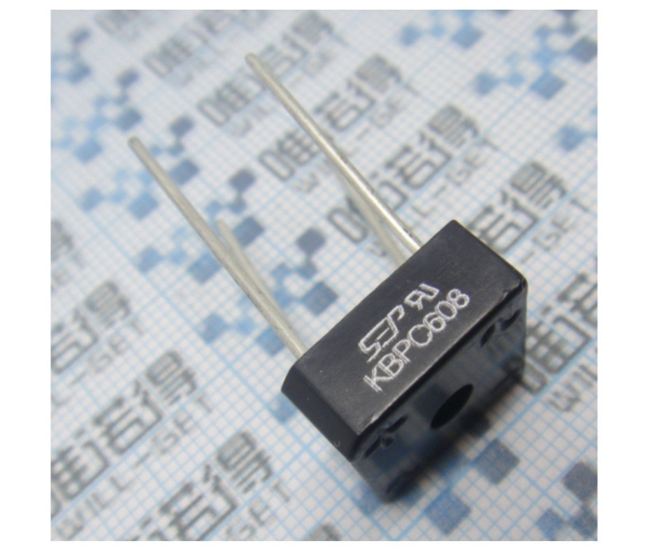 5pcs KBPC608 KBPC-608 6A 800V Single Phases Diode Rectifier Bridge ...