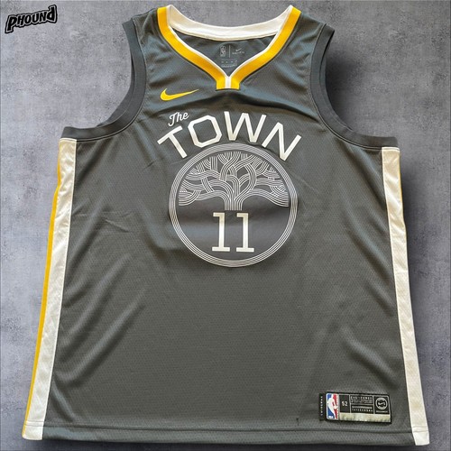Klay Thompson Jersey The Town Golden State Warriors Mens XL Gray #11 ...