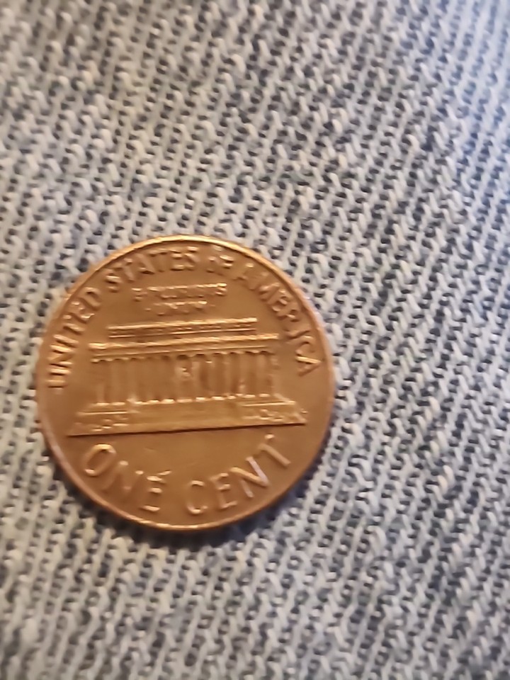 1972 Penny Errors No Mint Mark, Struck Off Center, Letters On Rim, Rare ...