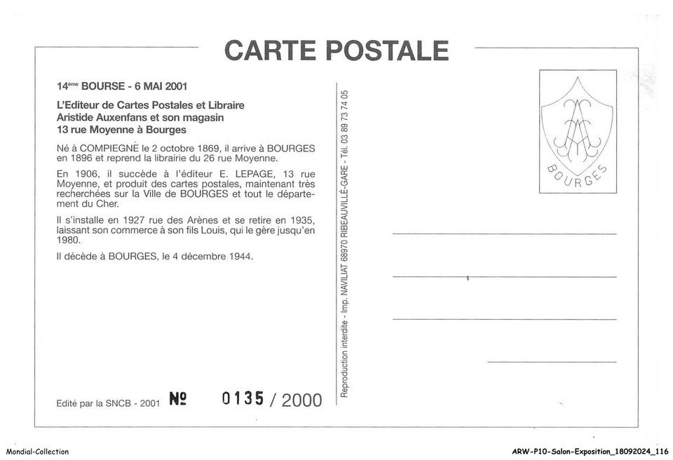 ARWP10-0649-SALONE-ESPONENTE - Souvenir Dell'Editore Di Cartoline Arist ...