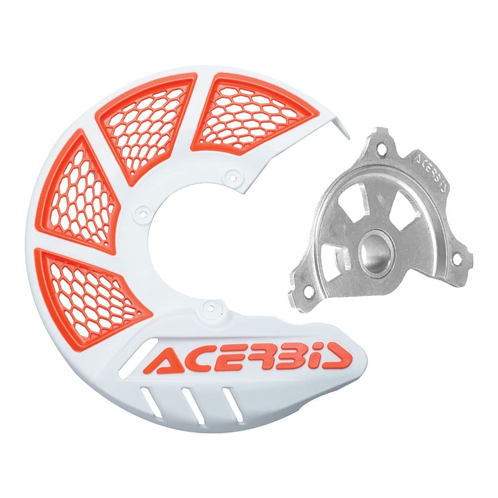 Acerbis X-Brake Vented Front Disc Cover with Mounting Kit White/16 KTM ...