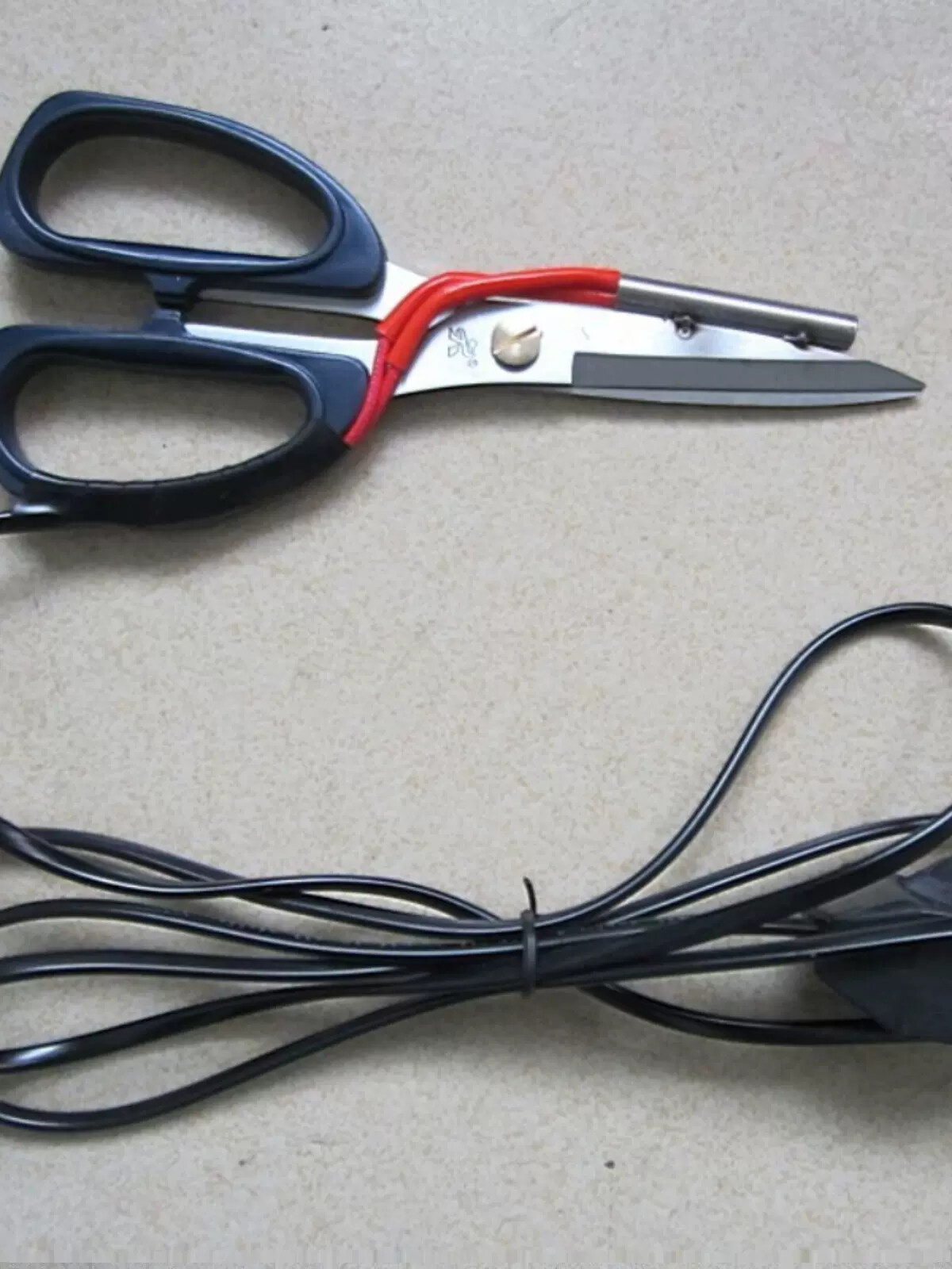 1Pcs Electric Heating Tailor Scissors Power Hot Shears Knife Heated Pen ...