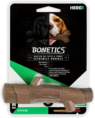 Caitec Hero Bonetics Chew Stick Dog Toy Medium Wood Flavor (64308) | eBay