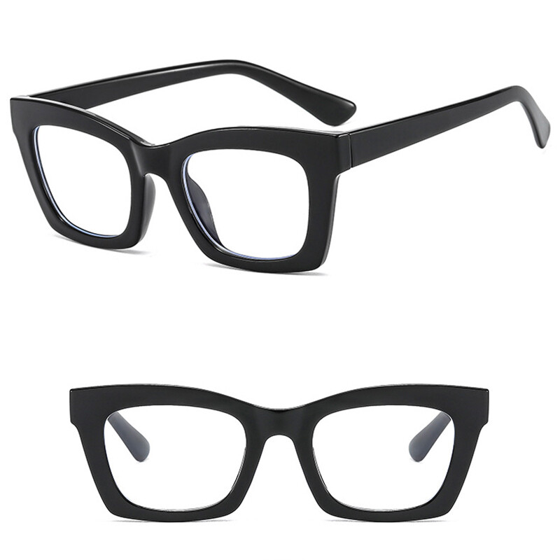 Square Anti-Blue Light Optical Glasses For Women Clear Lens TR90 Glasses Frames | eBay