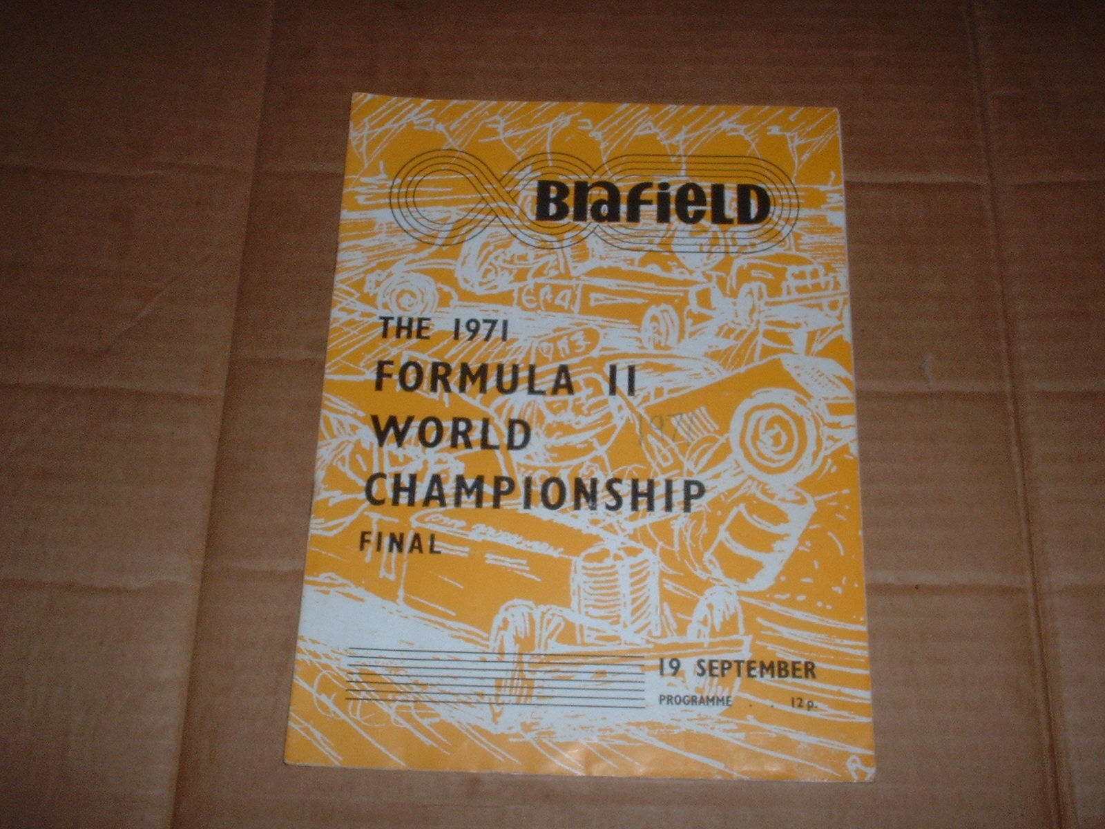 BRISCA F2 STOCK CAR RACING WORLD FINAL PROGRAMME BRAFIELD 19TH ...